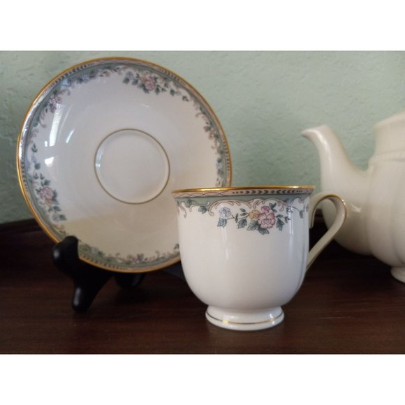 Lenox | Dining | Vintage Lenox Spring Vista Teacup And Saucer American ...